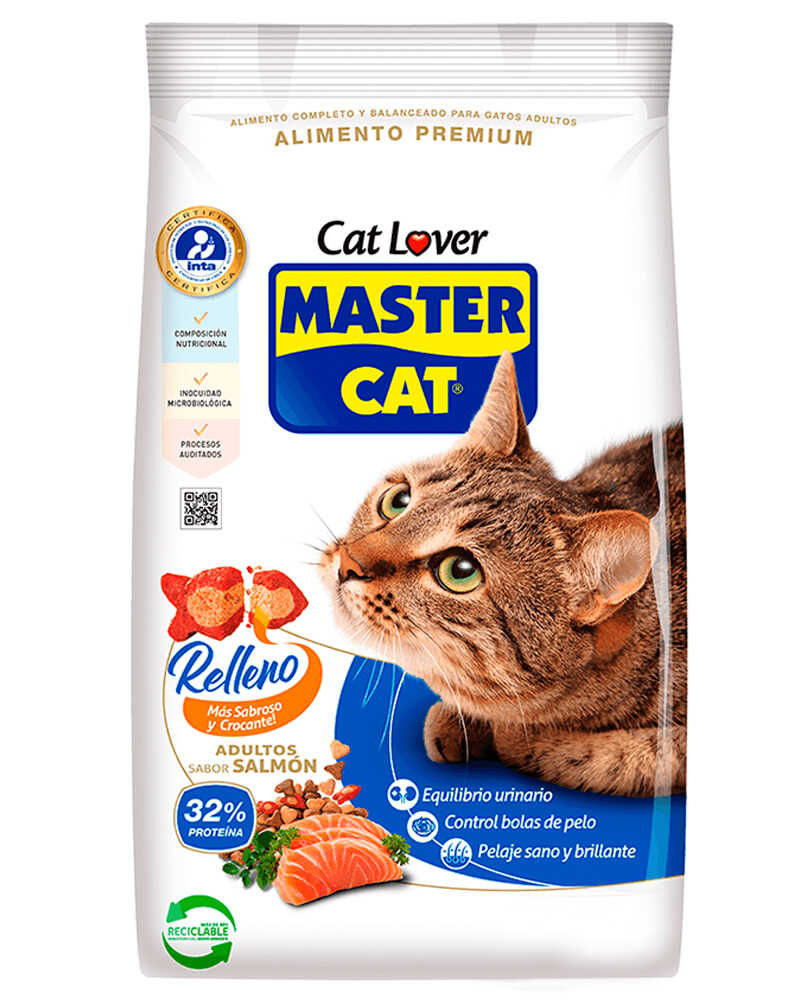 Master Cat Adulto Relleno Salmón 20 Kg – EcológicoPet