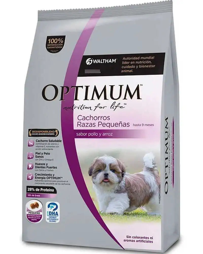Optimum Perro Cachorro Raza Pequeña 15 kg – EcológicoPet
