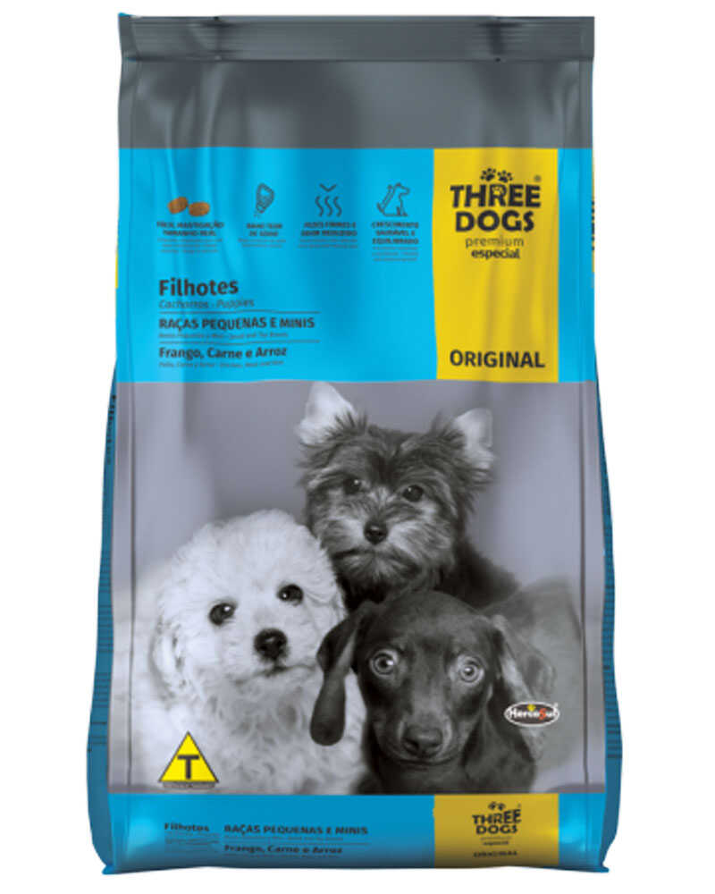 Three Dogs Original Cachorros Raza Pequeña y Mini 3 Kg – EcológicoPet